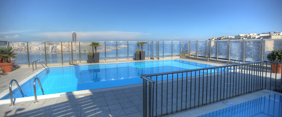 Outdoor Pool | Plaza Hotels | Sliema Hotel | Hotel in Malta ...